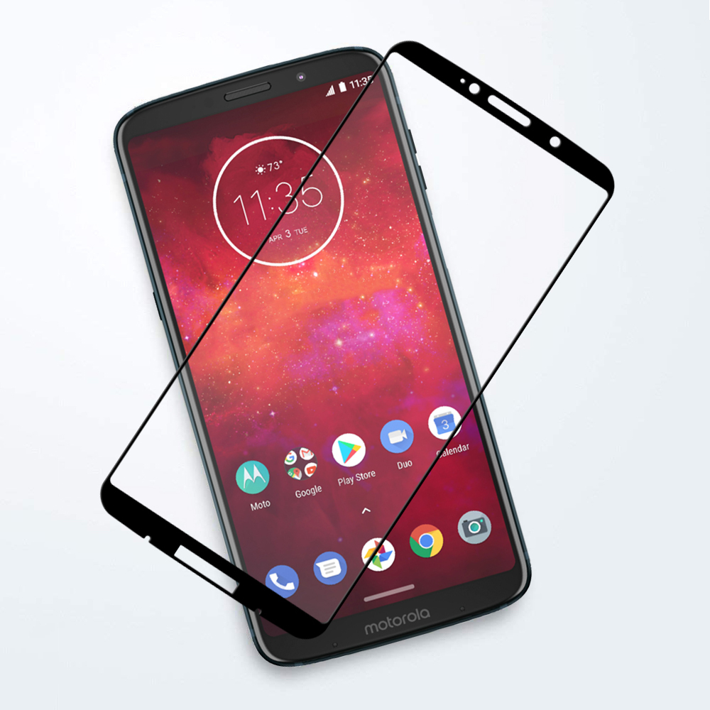 Full Tempered Glass Screen Protector for Motorola Moto Z3 Play